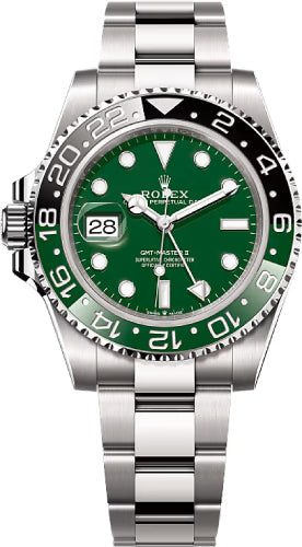Rolex GMT-Master II "Sprite" 40mm Green Ceramic Dial Cerachrom Bezel O