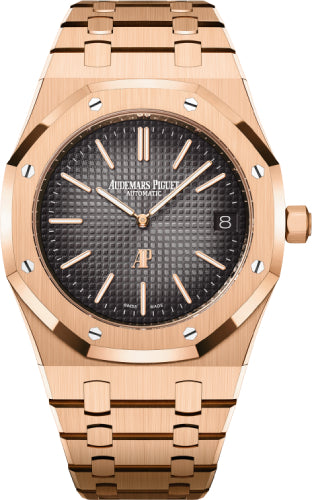 Audemars Piguet Royal Oak 39mm Jumbo Extra-ThinRose Gold Grey Dial - 1
